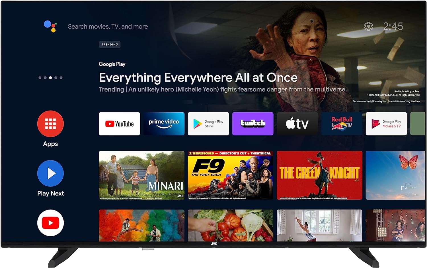 JVC LT-50VA3355 Test: 4K-Fernseher mit Dolby Vision, Android TV